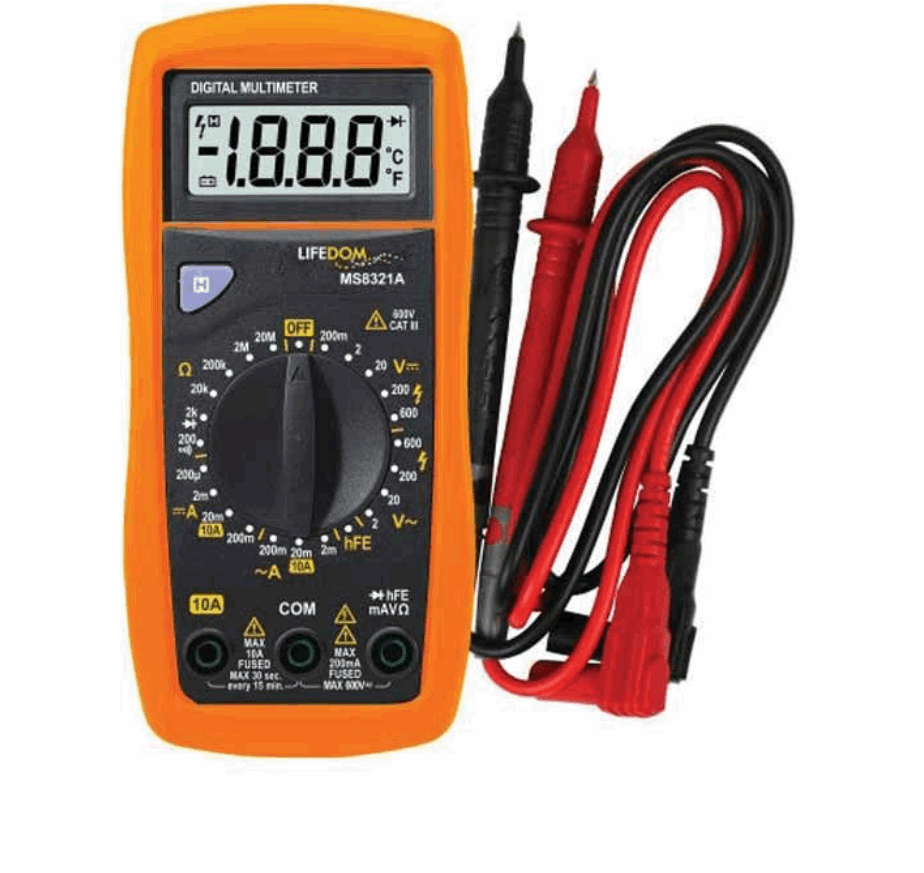 DIGITAL MULTIMETER MED 8 FUNKSJONER - HiFiloftet.no
